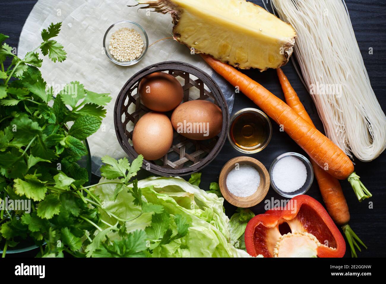 Cooking ingredient for vietnamese food Stock Photo - Alamy