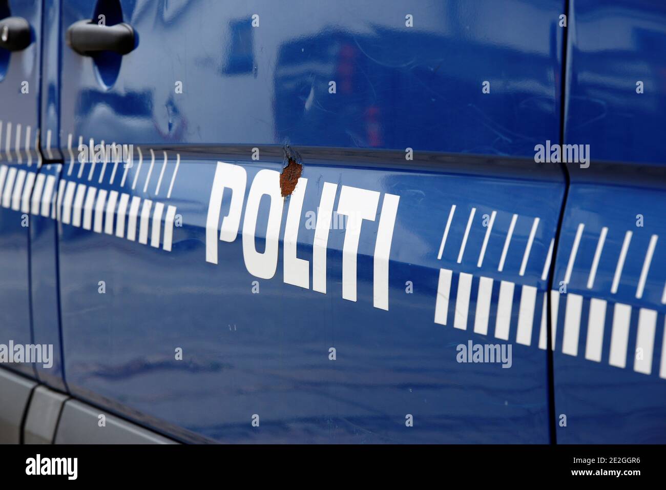 Danish police car hi-res stock photography and images - Alamy