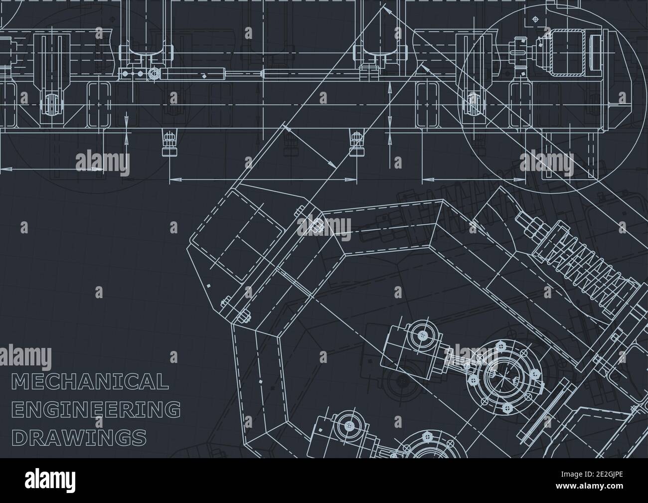 Corporate Identity. Computer aided design systems. Blueprint, scheme ...