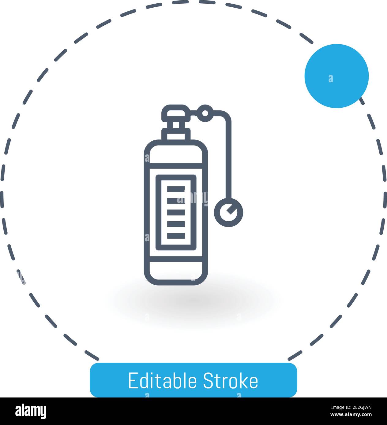 oxygen vector icon editable stroke outline icons for web and mobile ...
