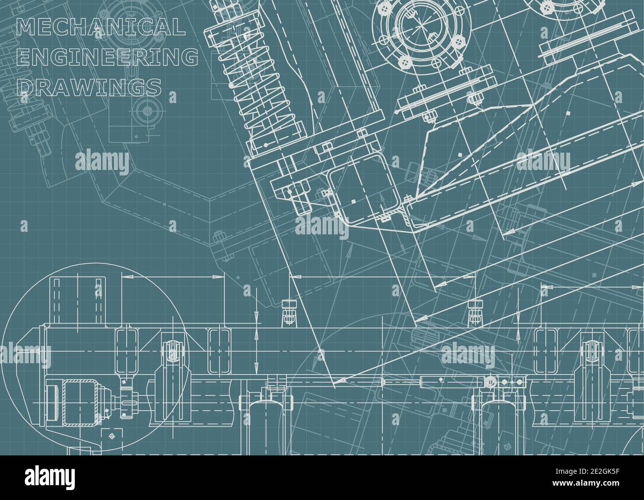 Mechanical instrument making. Corporate Identity, cover, banner. Vector ...
