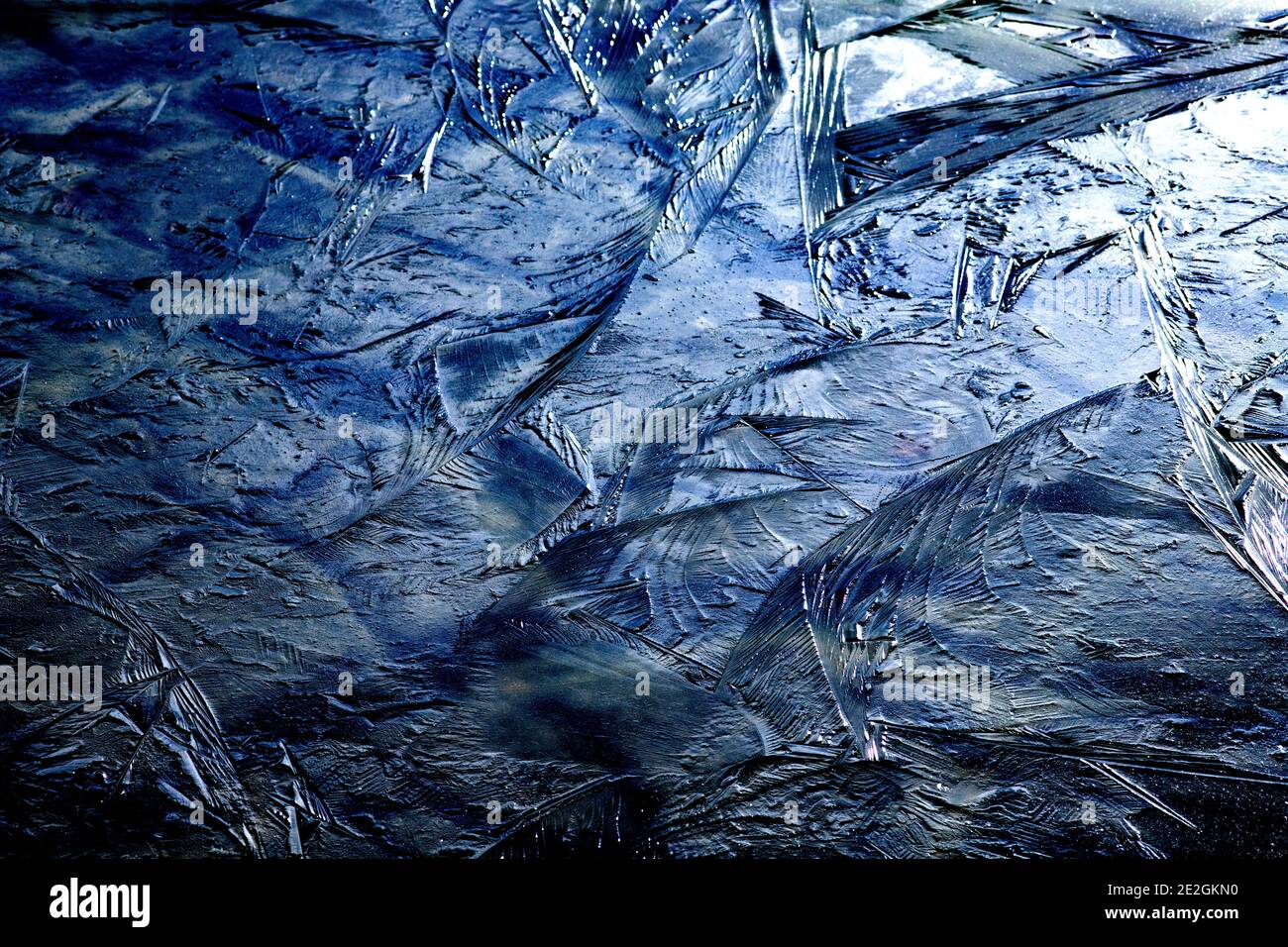 dark blue abstract ice texture background Stock Photo - Alamy