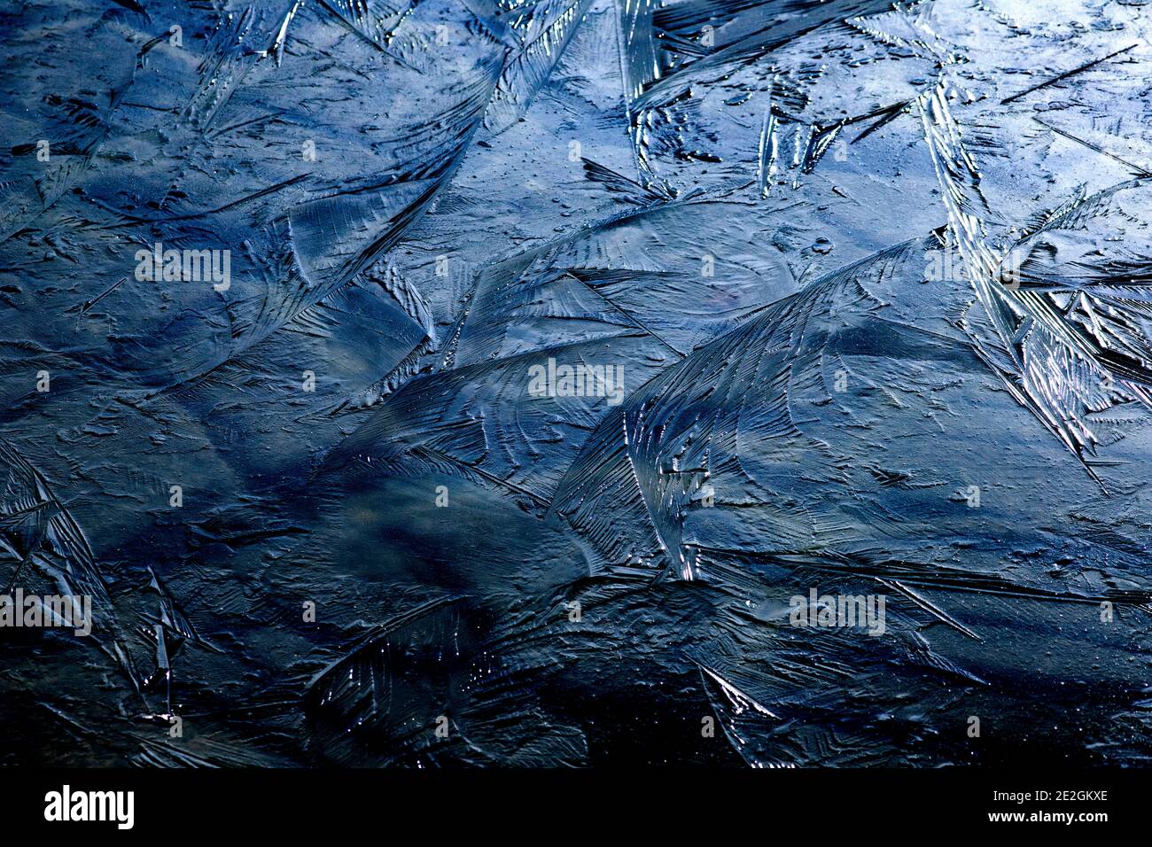 dark blue abstract ice texture background Stock Photo - Alamy