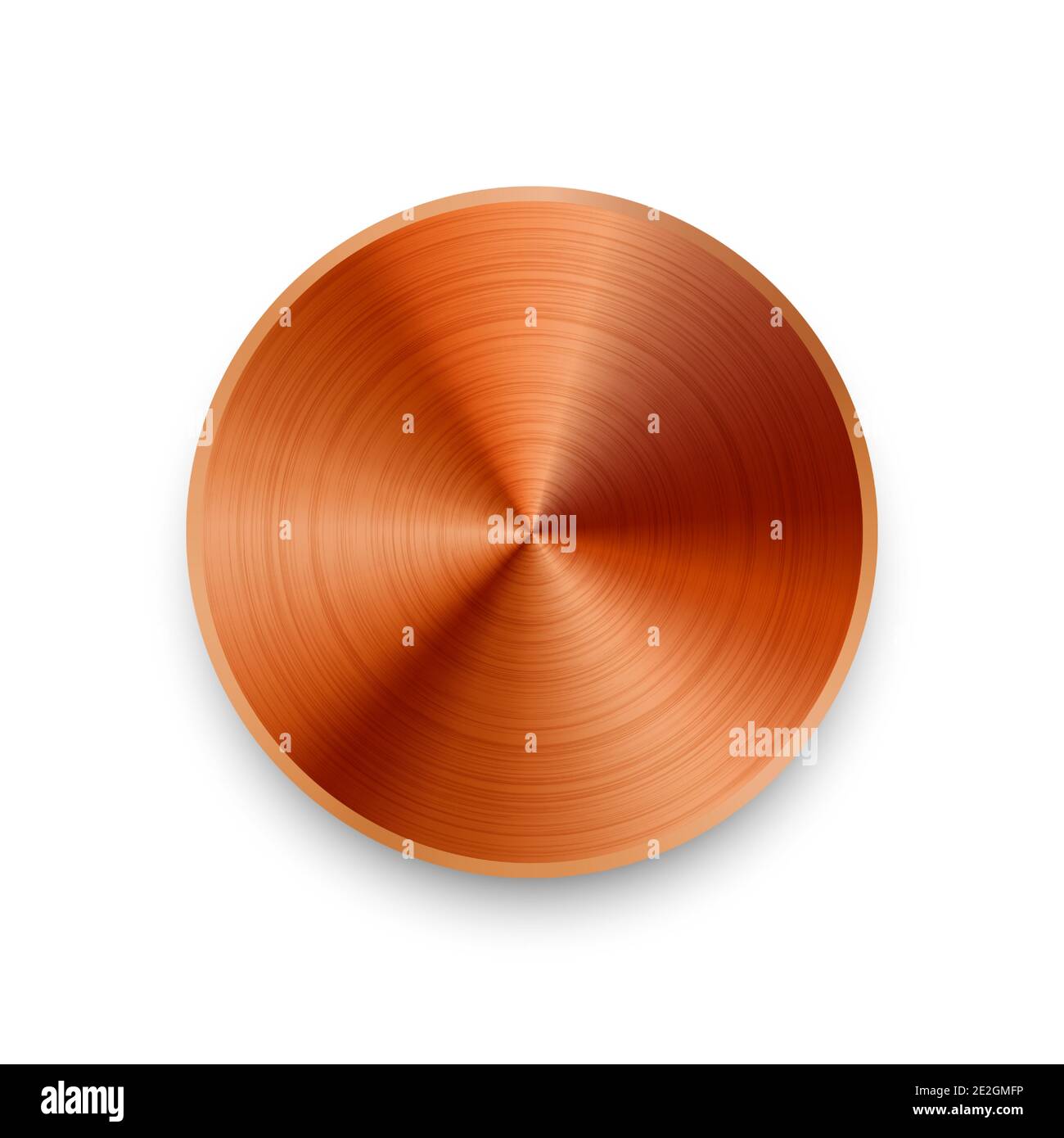 Realistic metal chrome button. Silver steel volume control knob ...