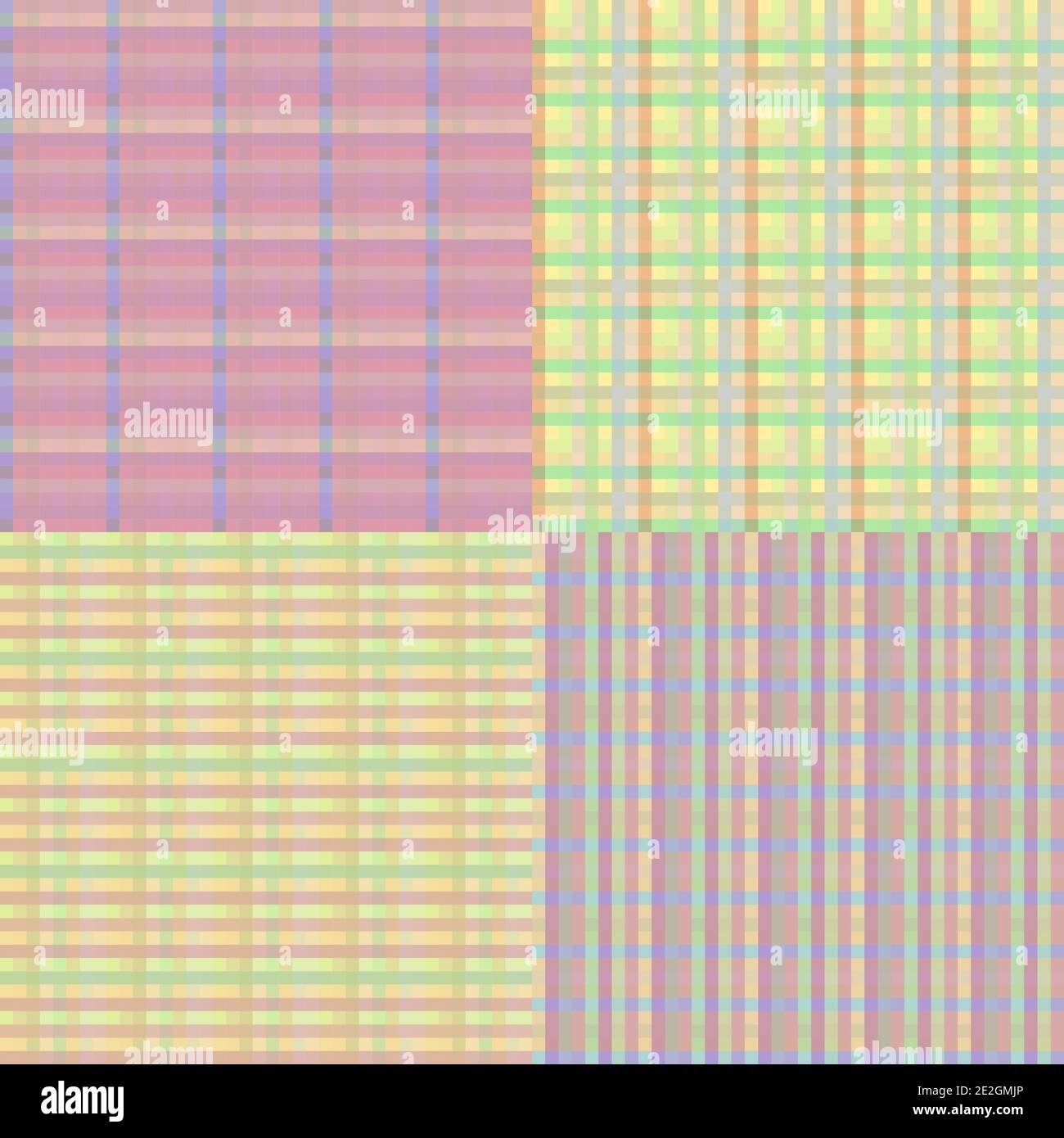 Checkered Seamless Set Stock Vector Image & Art - Alamy