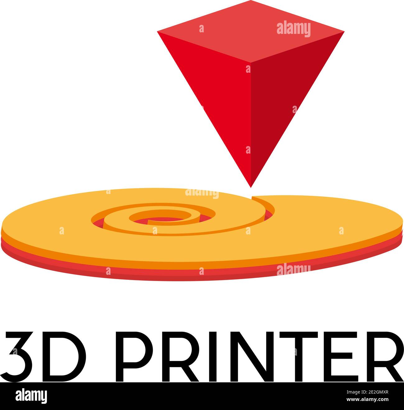 3d printing equipment vector Cut Out Stock Images & Pictures - Alamy