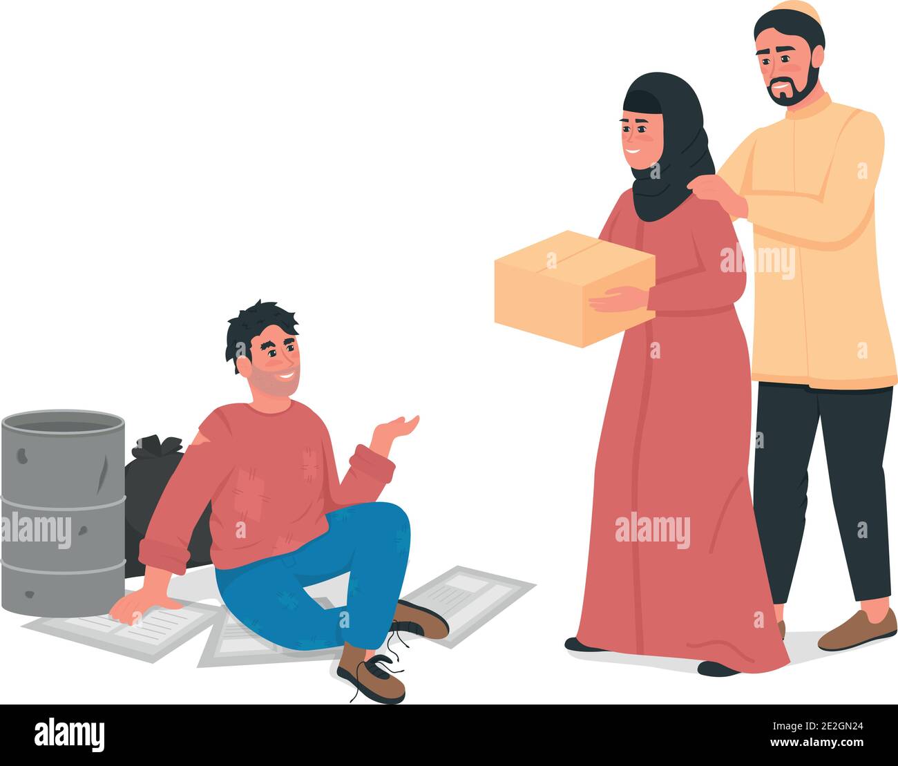 Indian homeless family Cut Out Stock Images & Pictures - Alamy