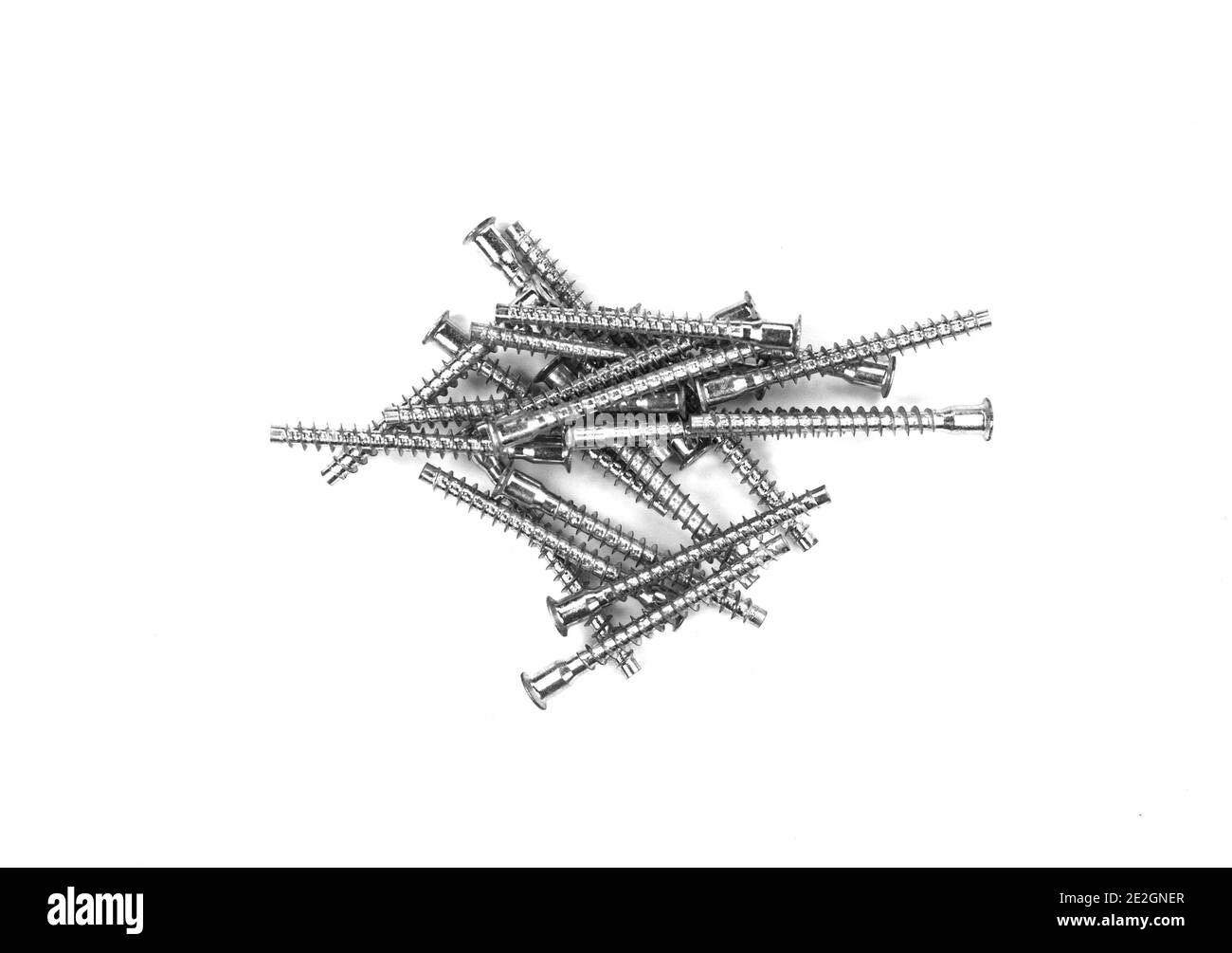 Screws isolated on a white background Stock Photo - Alamy