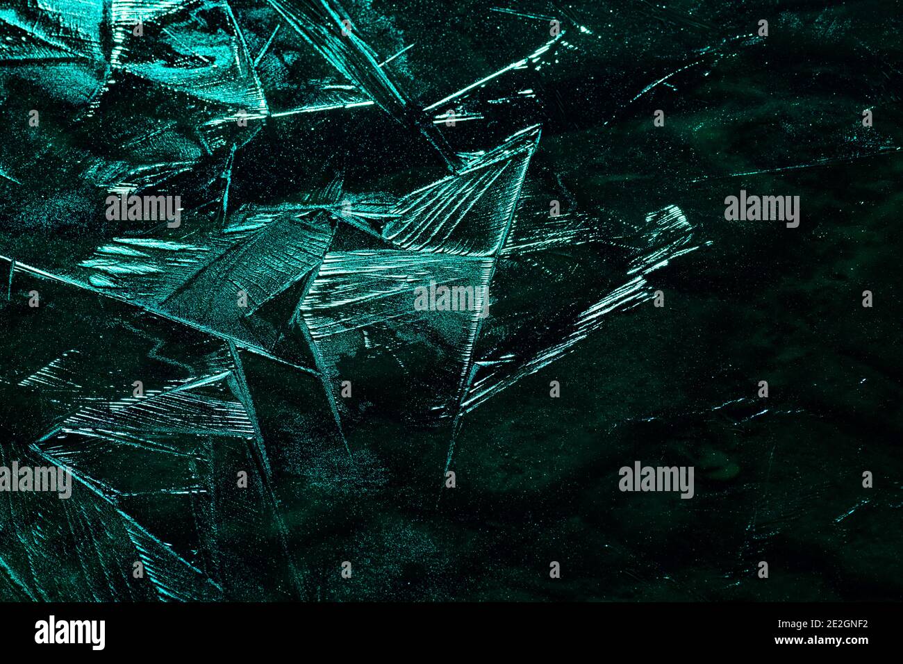 dark green abstract ice texture background Stock Photo - Alamy