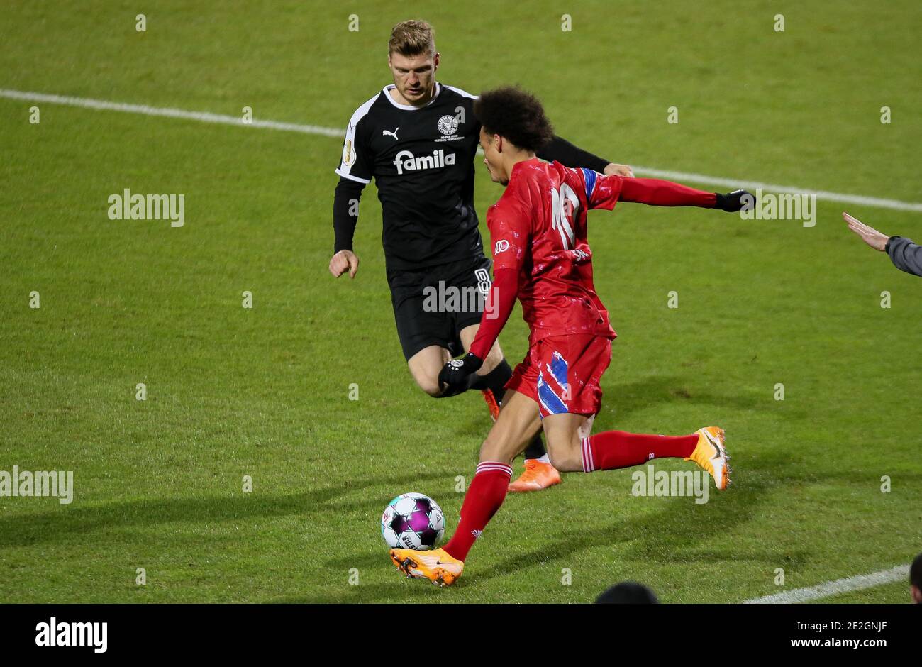 Kiel, Deutschland. 13th Jan, 2021. firo: 13.01.2021 Soccer: Soccer: DFB ...