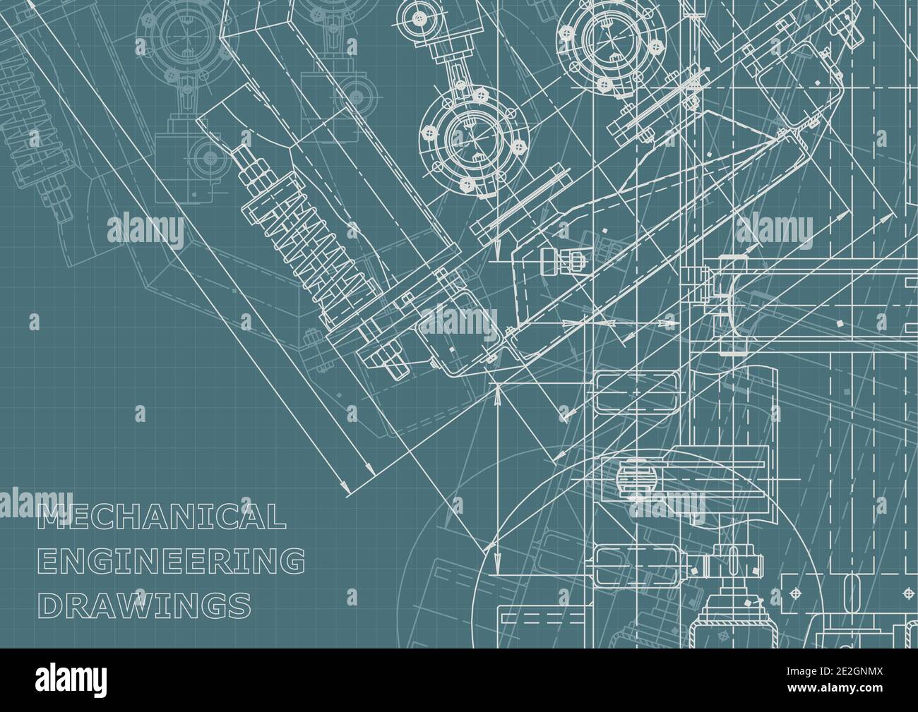 Mechanical engineering drawing. Machine-building industry. Instrument ...