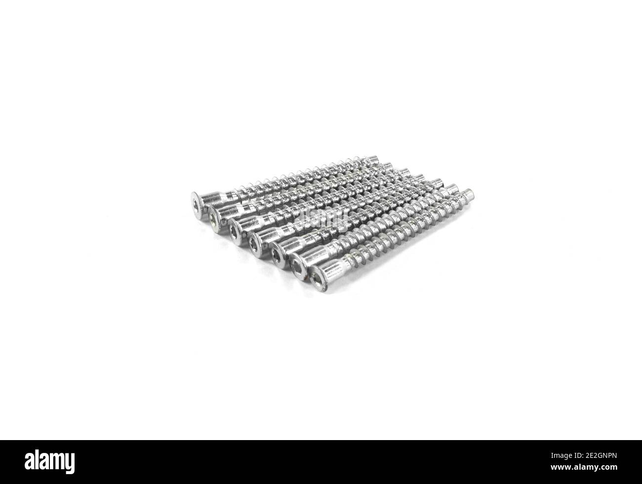 Screws isolated on a white background Stock Photo - Alamy