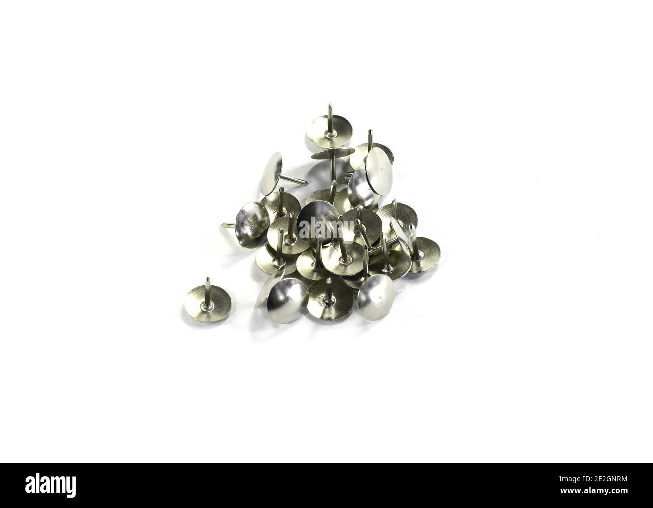 Thumb tack isolated on white background Stock Photo - Alamy