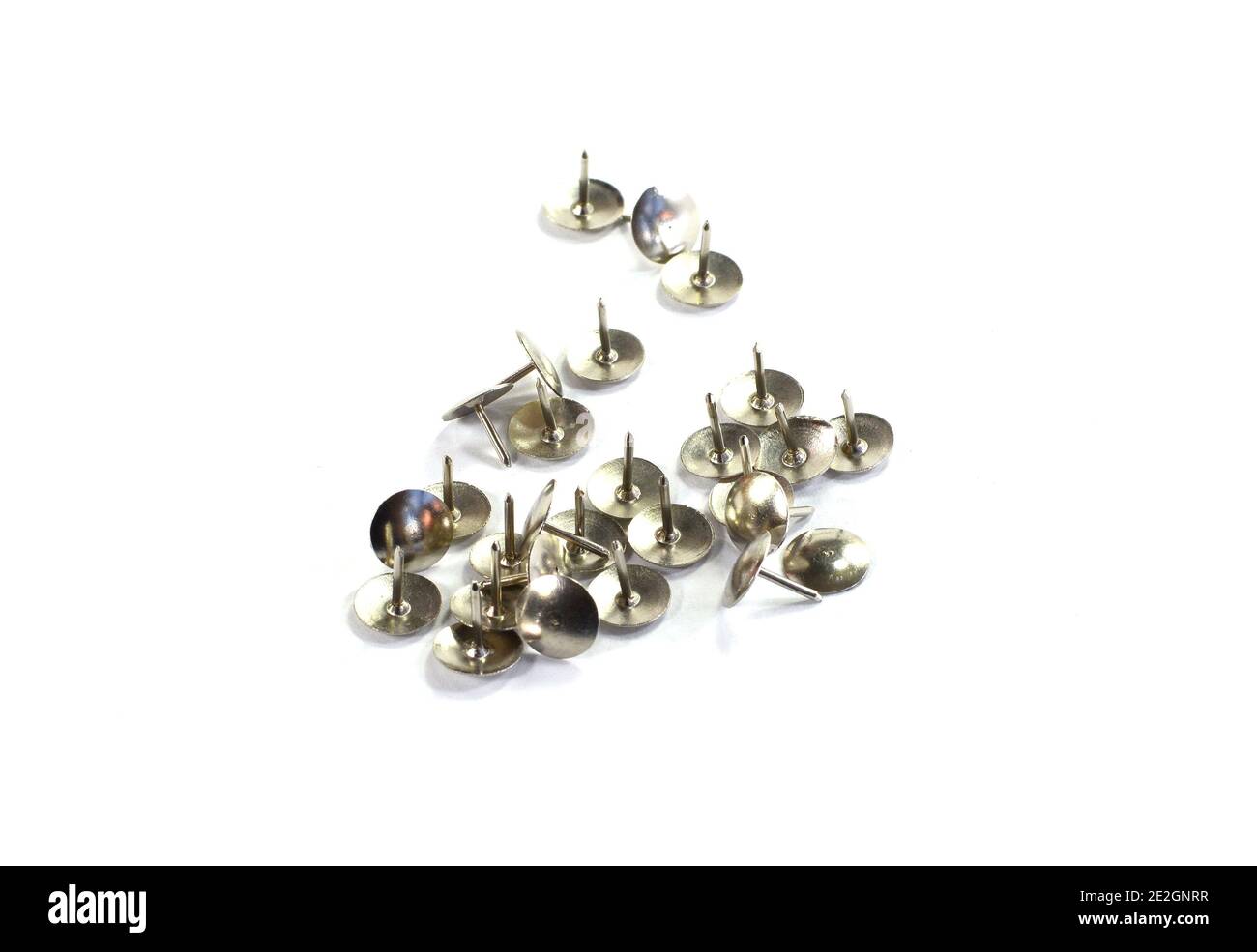 Thumb tack isolated on white background Stock Photo - Alamy