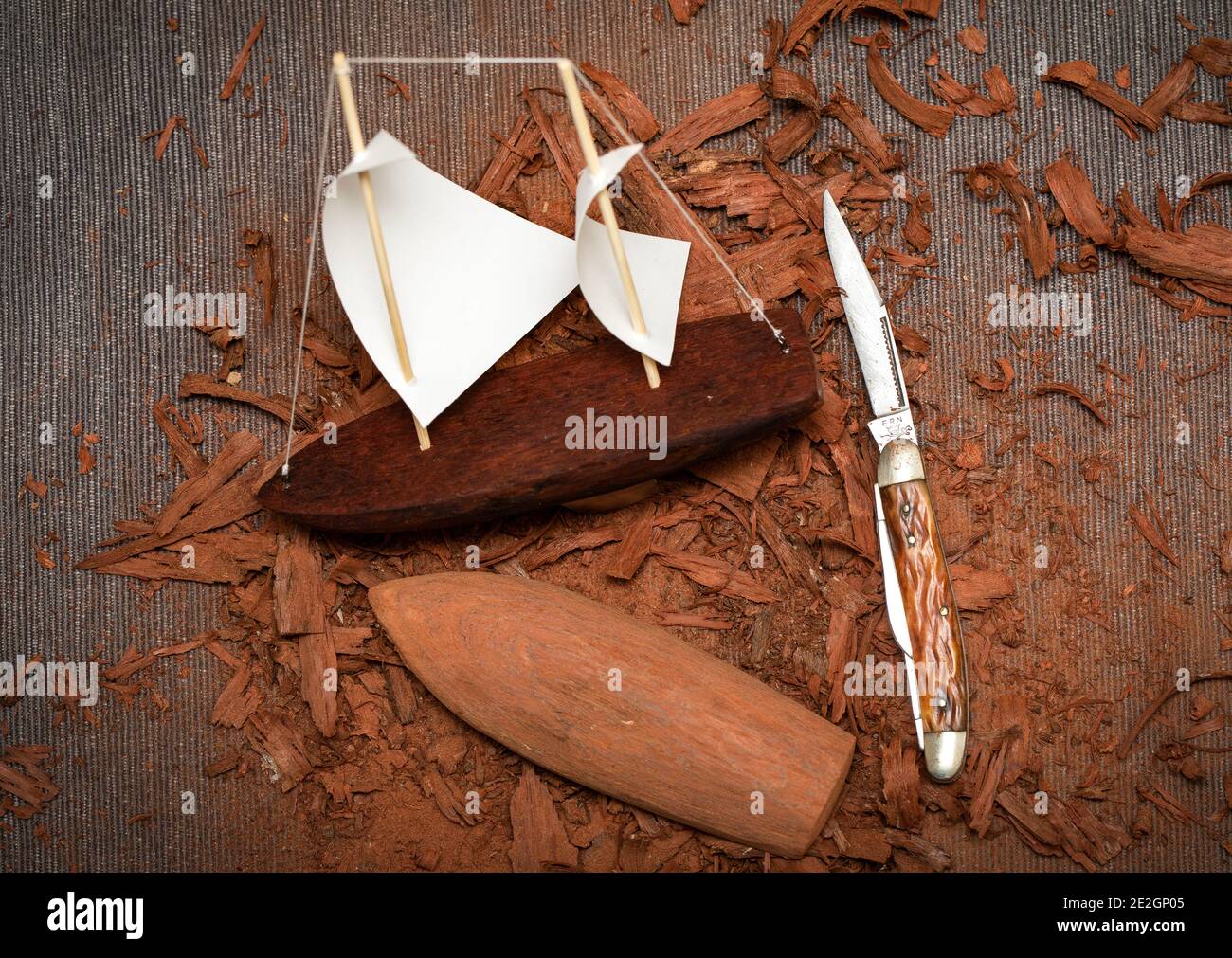 Bark boat toy hi-res stock photography and images - Alamy