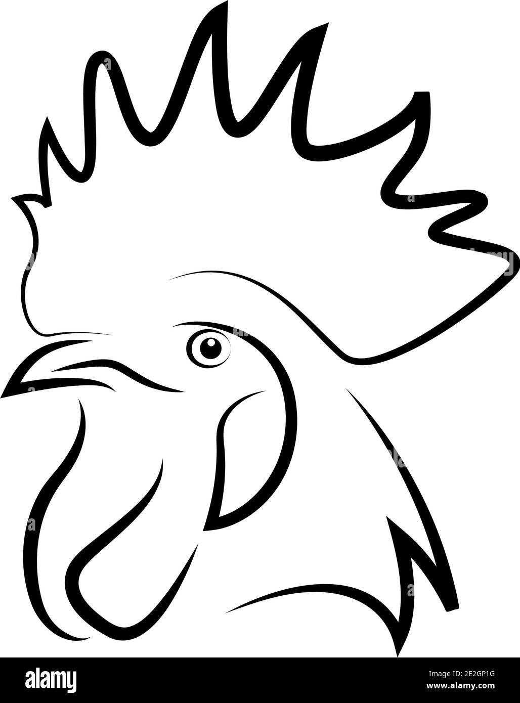 Vector sign abstract rooster Stock Vector Image & Art - Alamy