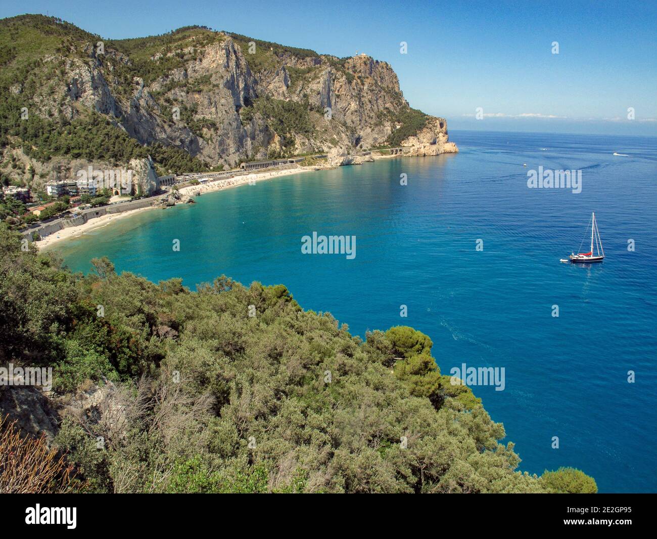 Italy Liguria Finale Ligure - the coast Stock Photo - Alamy