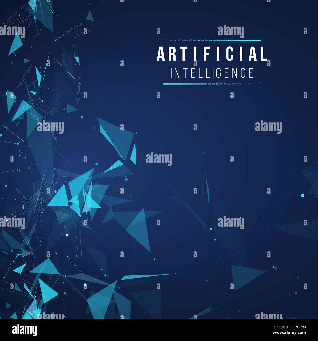 Artificial intelligence vector wave light background digital wallpaper ...