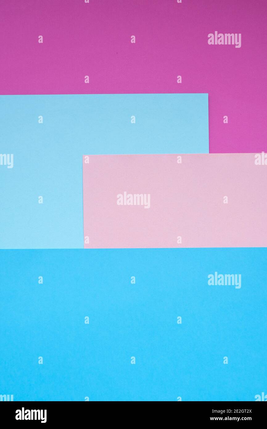 Geometric pattern in pink and blue colors Stock Photo - Alamy
