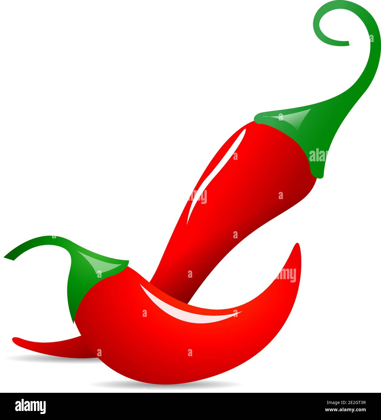 Vector sign two red chili Stock Vector Image & Art - Alamy