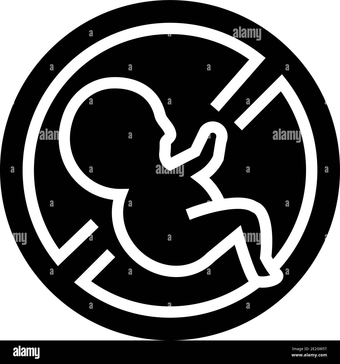 abortion medical procedure glyph icon vector illustration Stock Vector ...