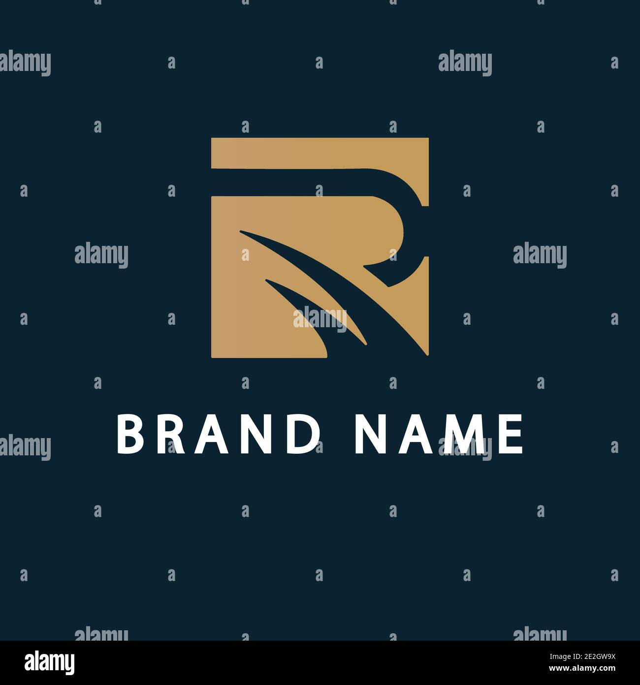 initial letter R luxury logo vector concept Stock Vector Image & Art ...