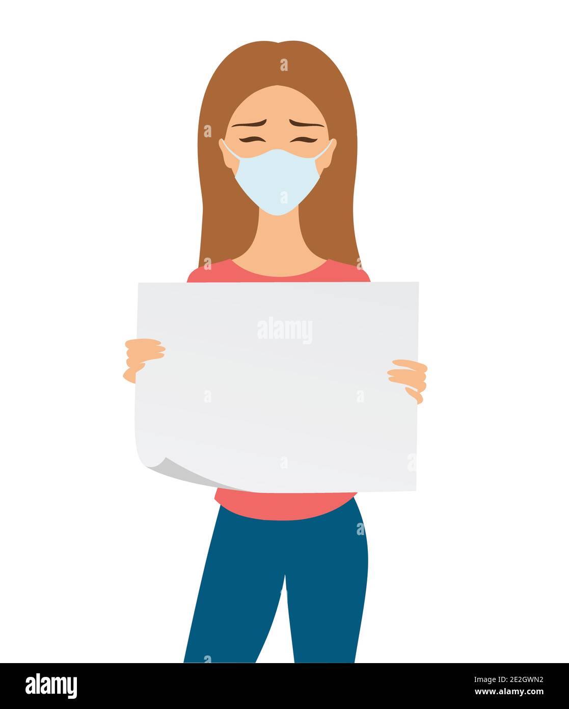 Sheet mask woman Stock Vector Images - Alamy