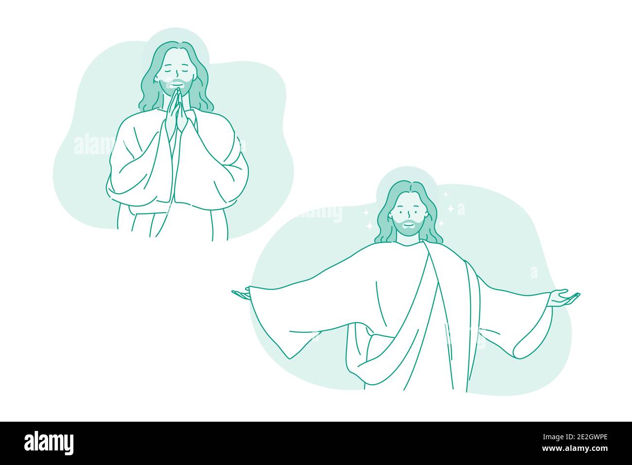 Religion, christianity, Jesus Christ concept Stock Vector Image & Art ...