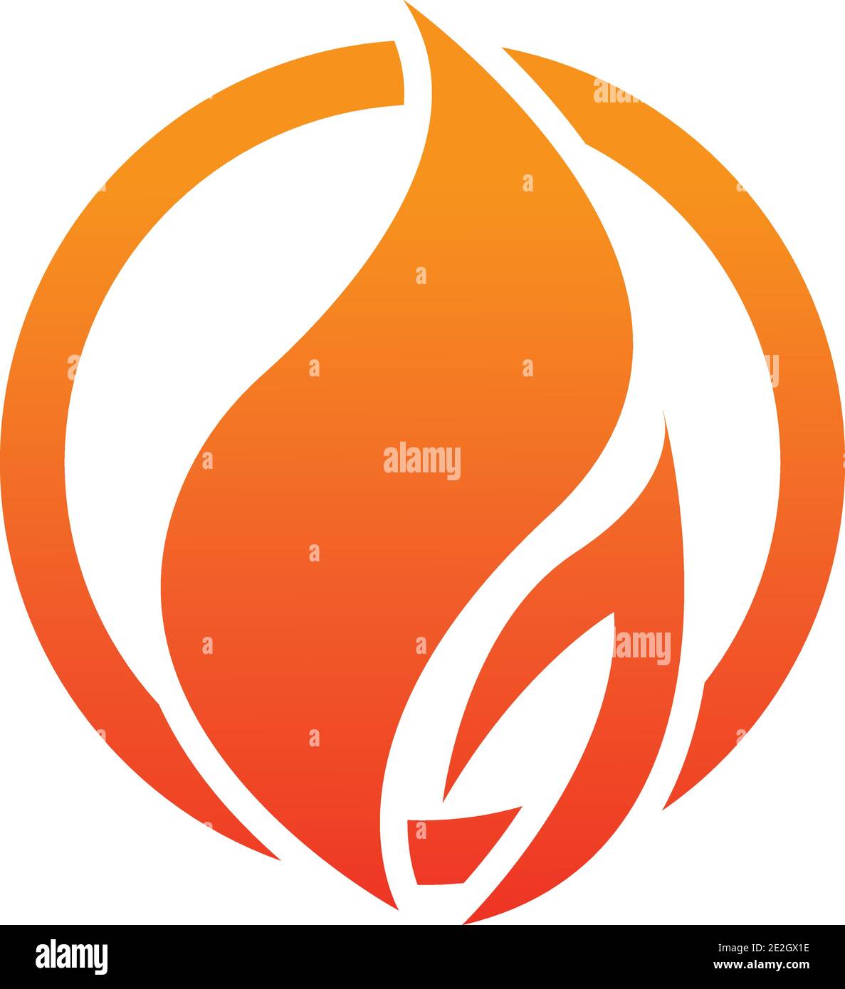 Fire with flame and feuer mit flamme Logo - Vector Stock Vector Image ...