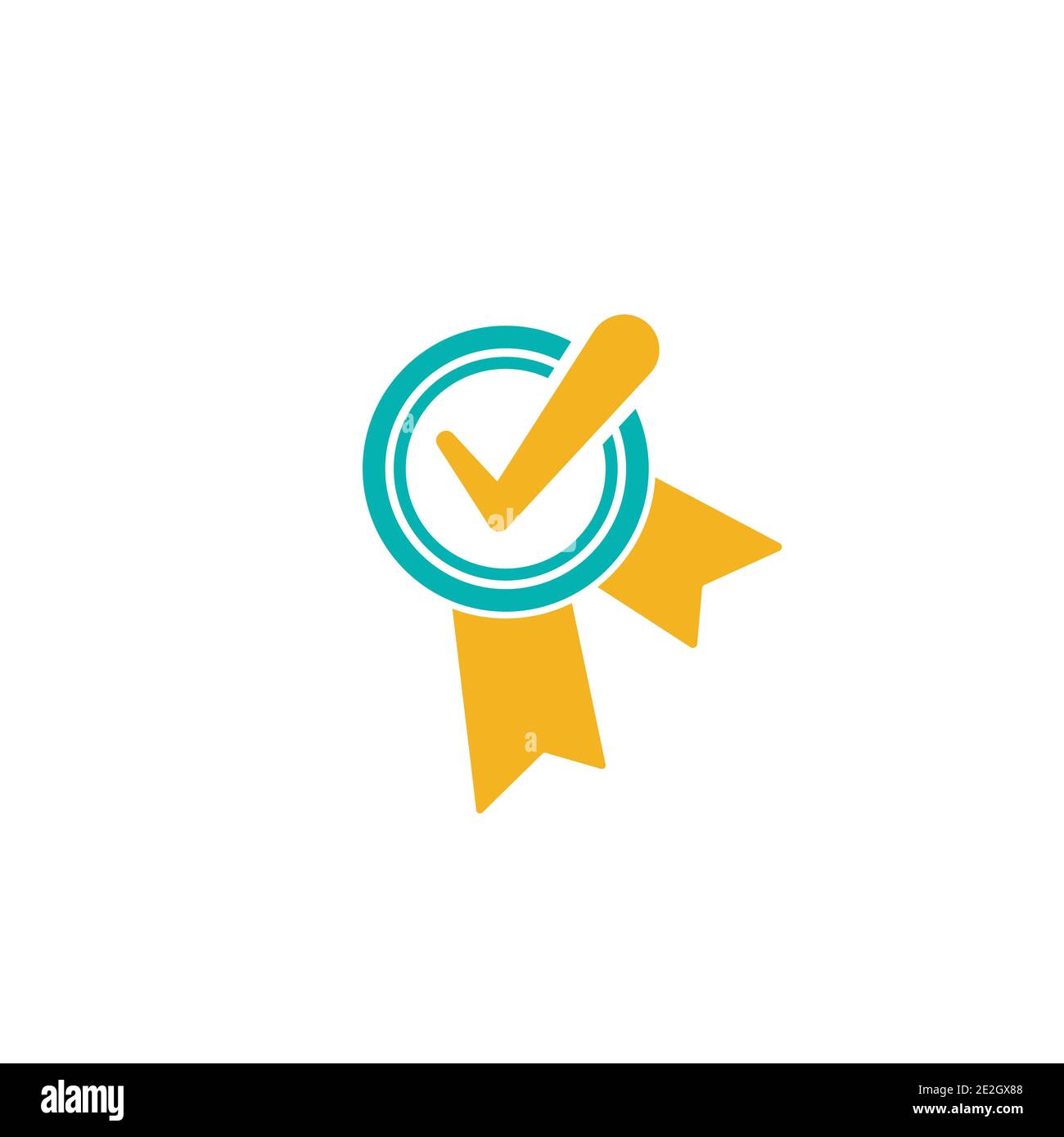 Valid Seal icon. Blue circle with ribbon and gold tick. Flat OK sticker ... Valid Seal icon. Blue circle with ribbon and gold tick. Flat OK sticker ...
