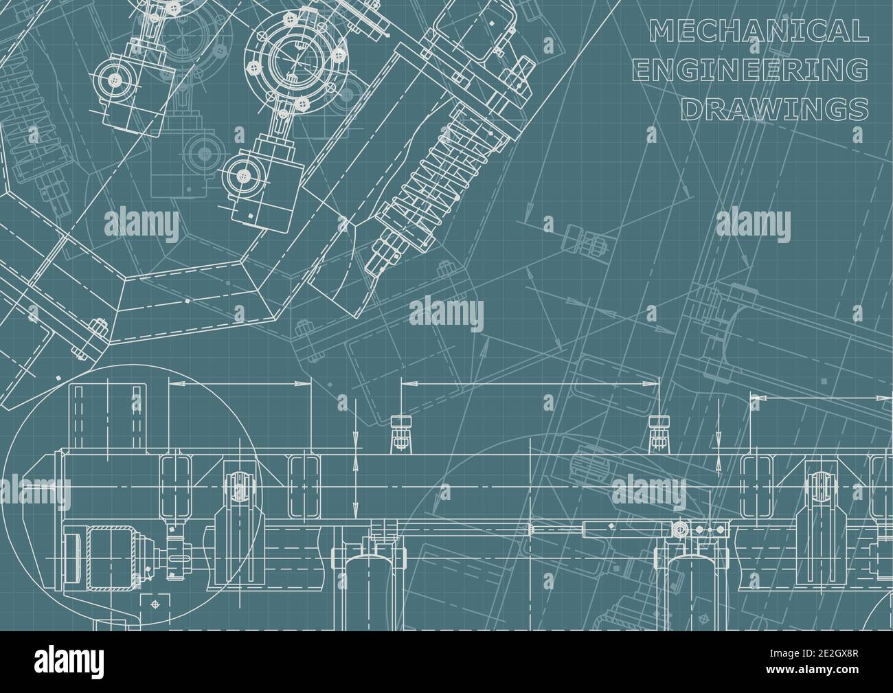 Mechanical instrument making. Corporate Identity, banner. Vector ...