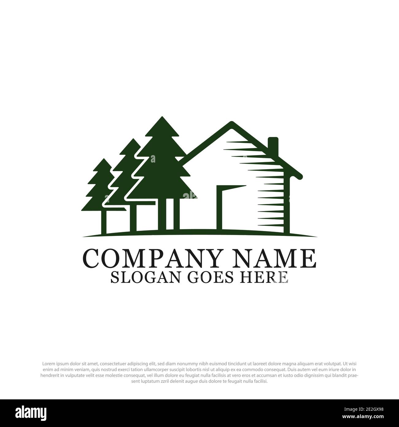 Green House real estate logo design inspiration, best for business and ...