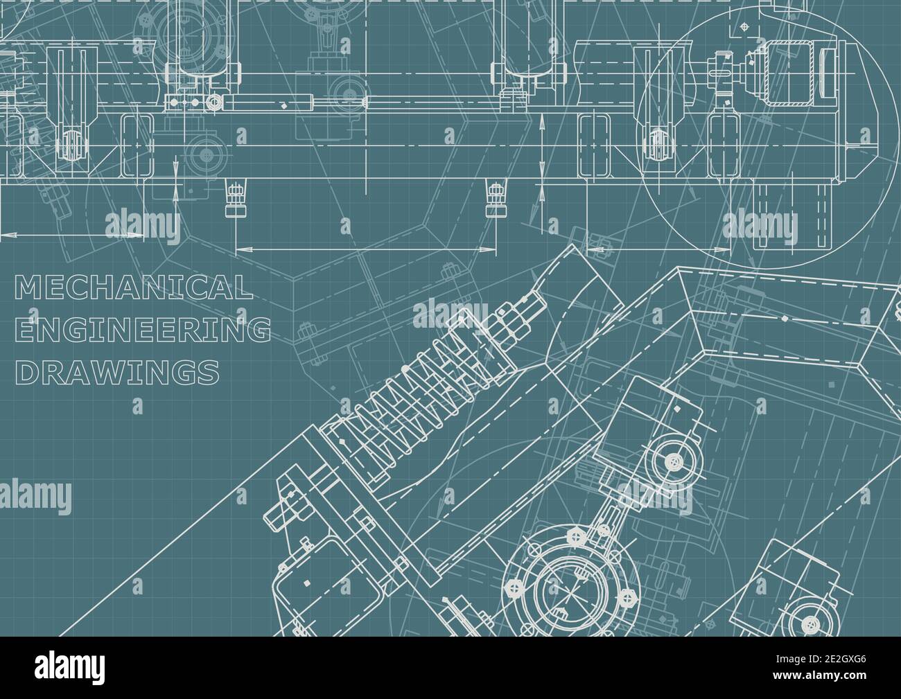 Computer aided design systems. Technical illustrations, backgrounds ...