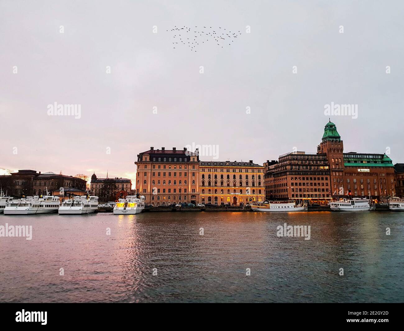 Pink buildings stockholm hi-res stock photography and images - Alamy