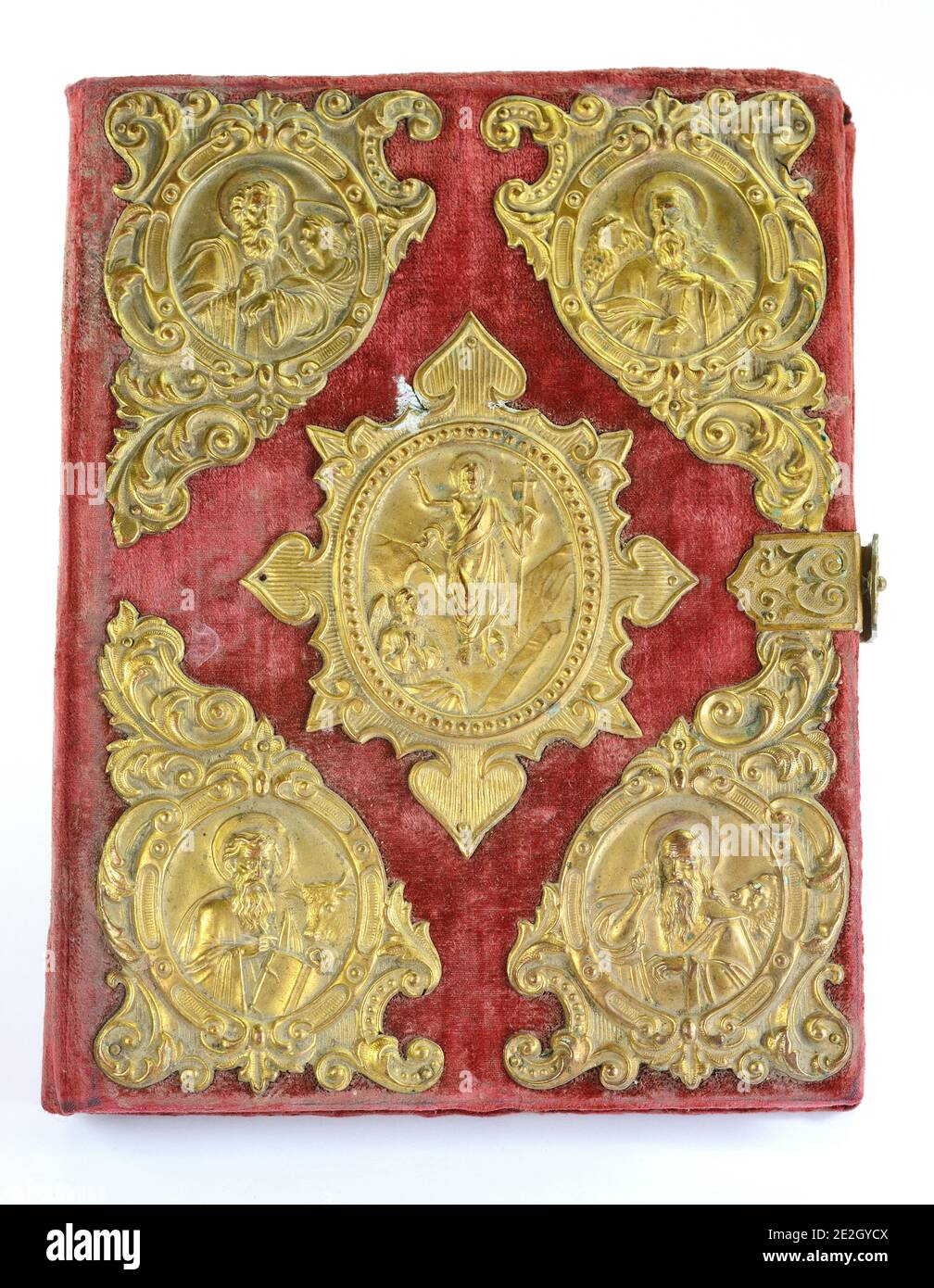 A valuable old book with a clasp Stock Photo - Alamy