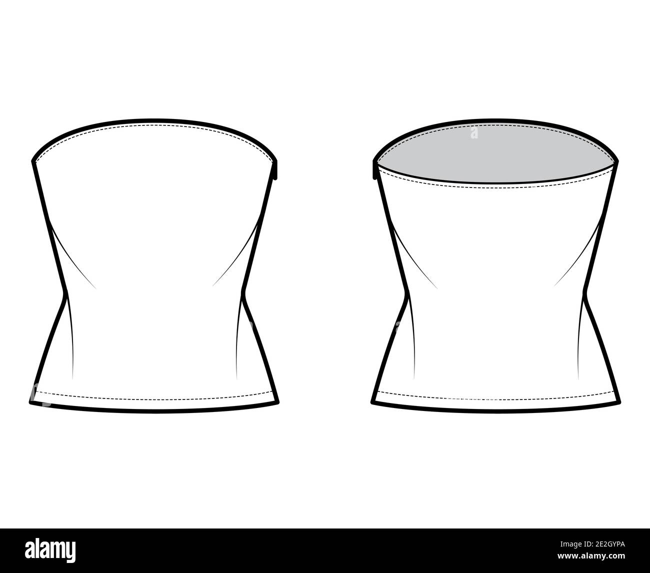 Strapless top Cut Out Stock Images & Pictures - Alamy