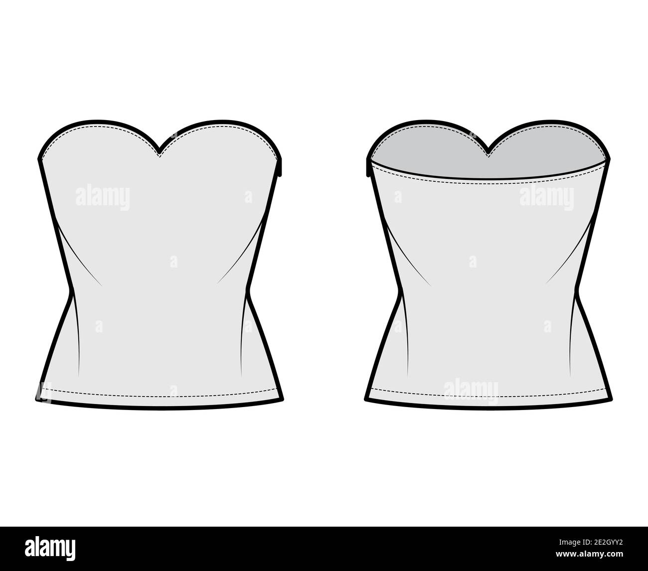 Strapless top Cut Out Stock Images & Pictures - Alamy