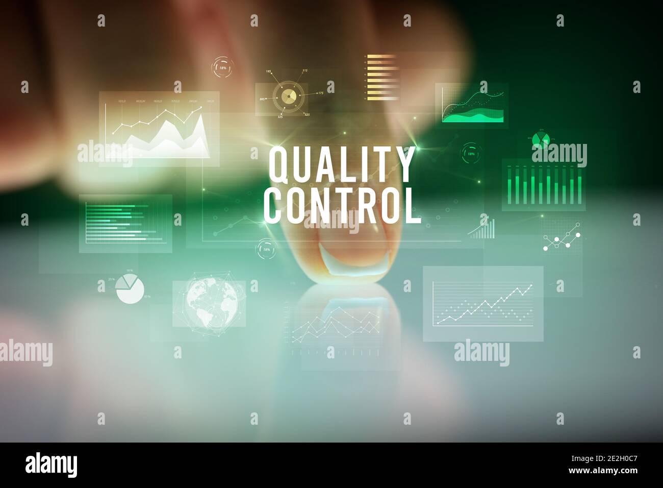 Quality control chart computer hi-res stock photography and images - Alamy