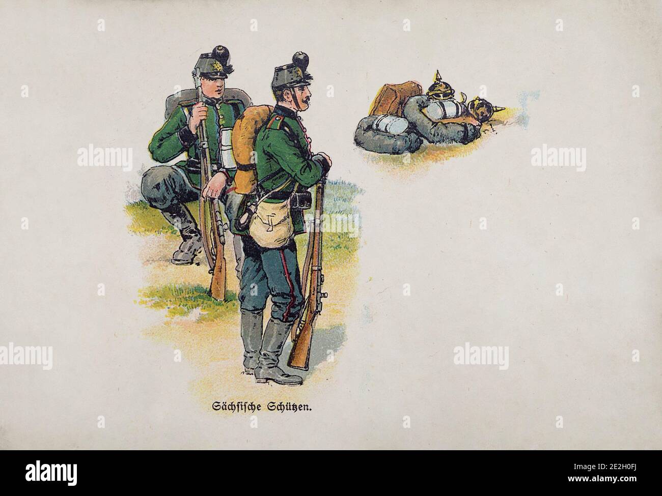 Hessian riflemen hi-res stock photography and images - Alamy