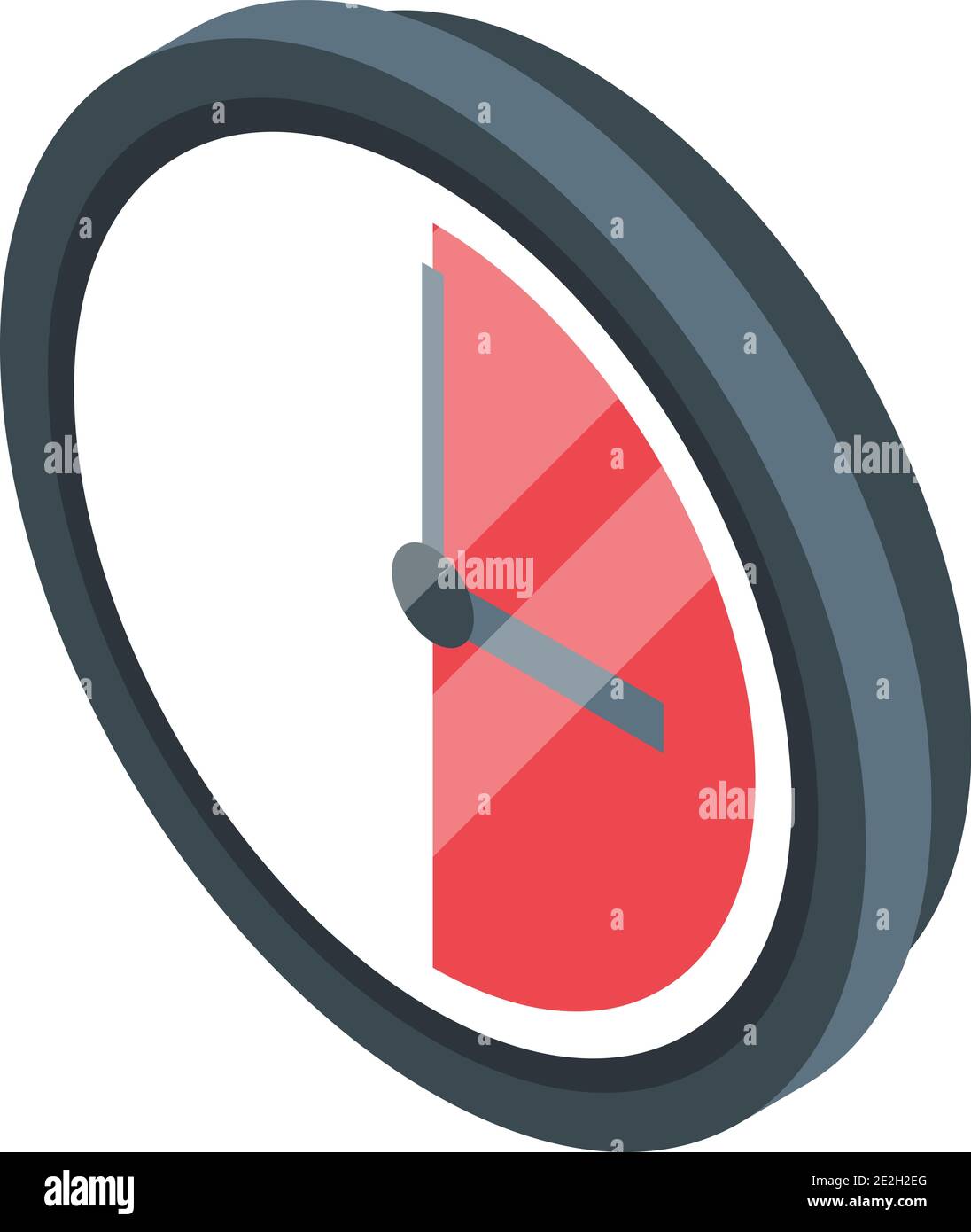 Trial period time icon. Isometric of trial period time vector icon for ...