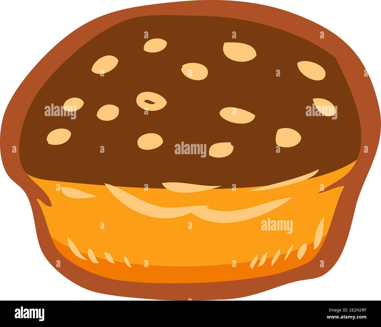 Brown sugar drawing cartoon Stock Vector Images - Alamy