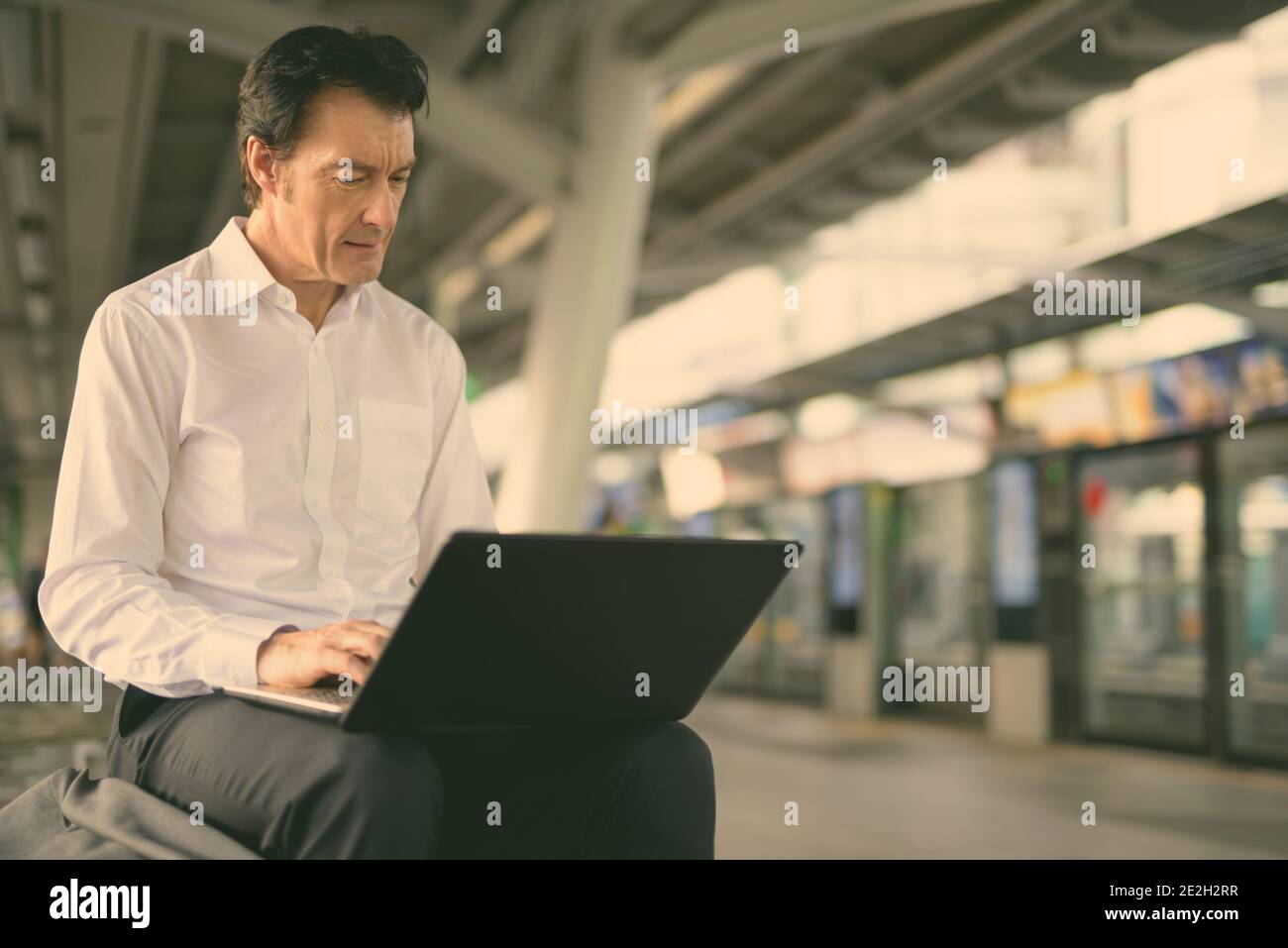 Mature handsome businessman exploring hi-res stock photography and ...