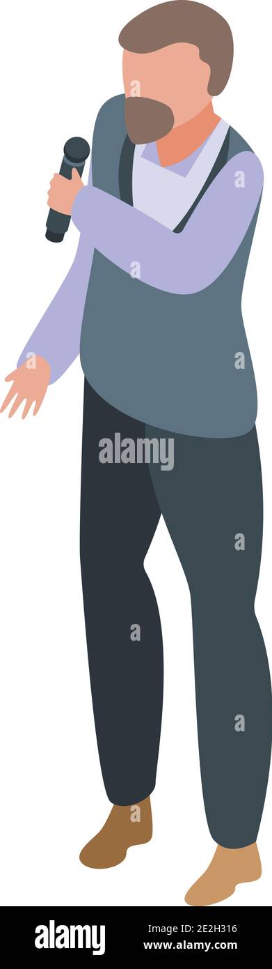 Event artist icon. Isometric of event artist vector icon for web design ...