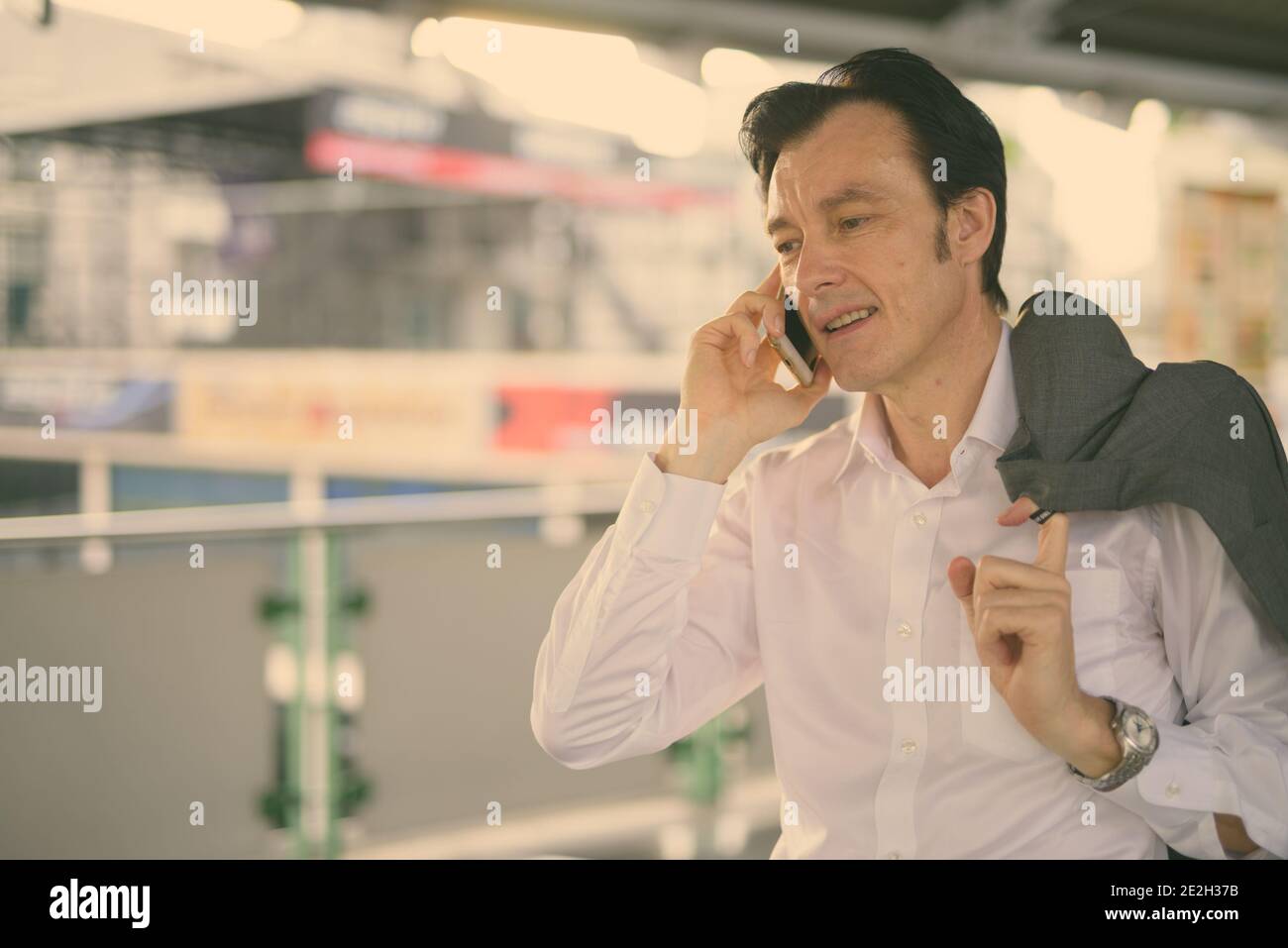 Mature handsome businessman exploring hi-res stock photography and ...