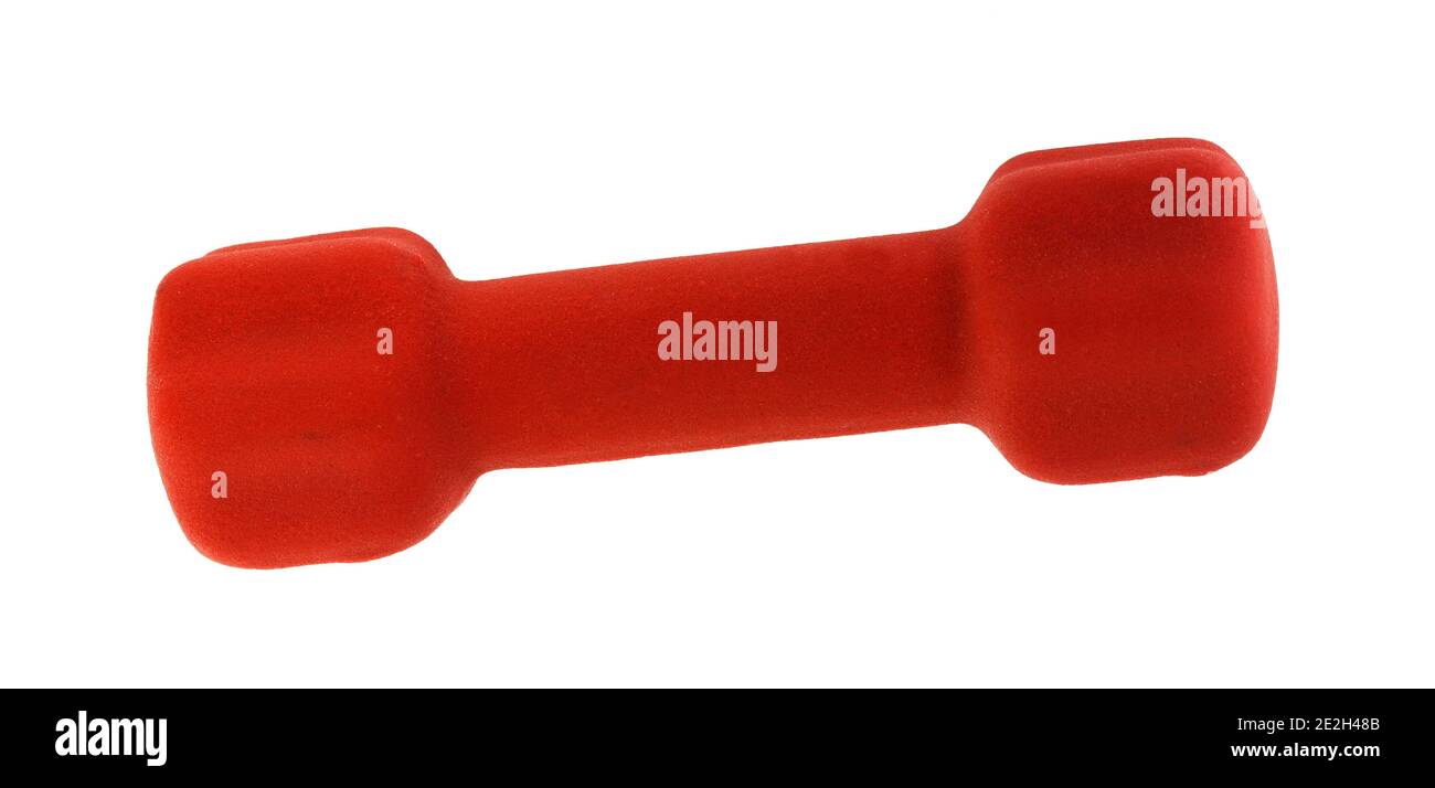 Single Hand Weights Isolated on White Background Stock Photo - Alamy