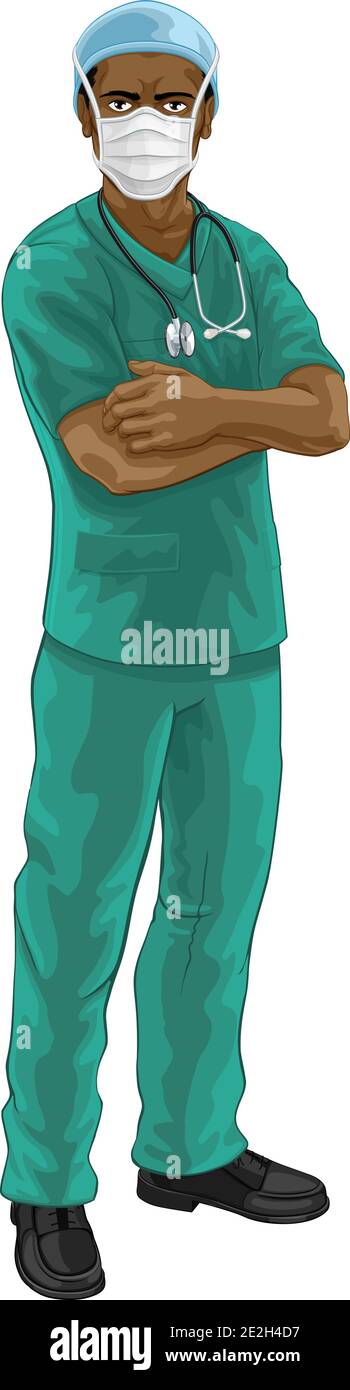 Diverse doctor nurse Stock Vector Images - Alamy
