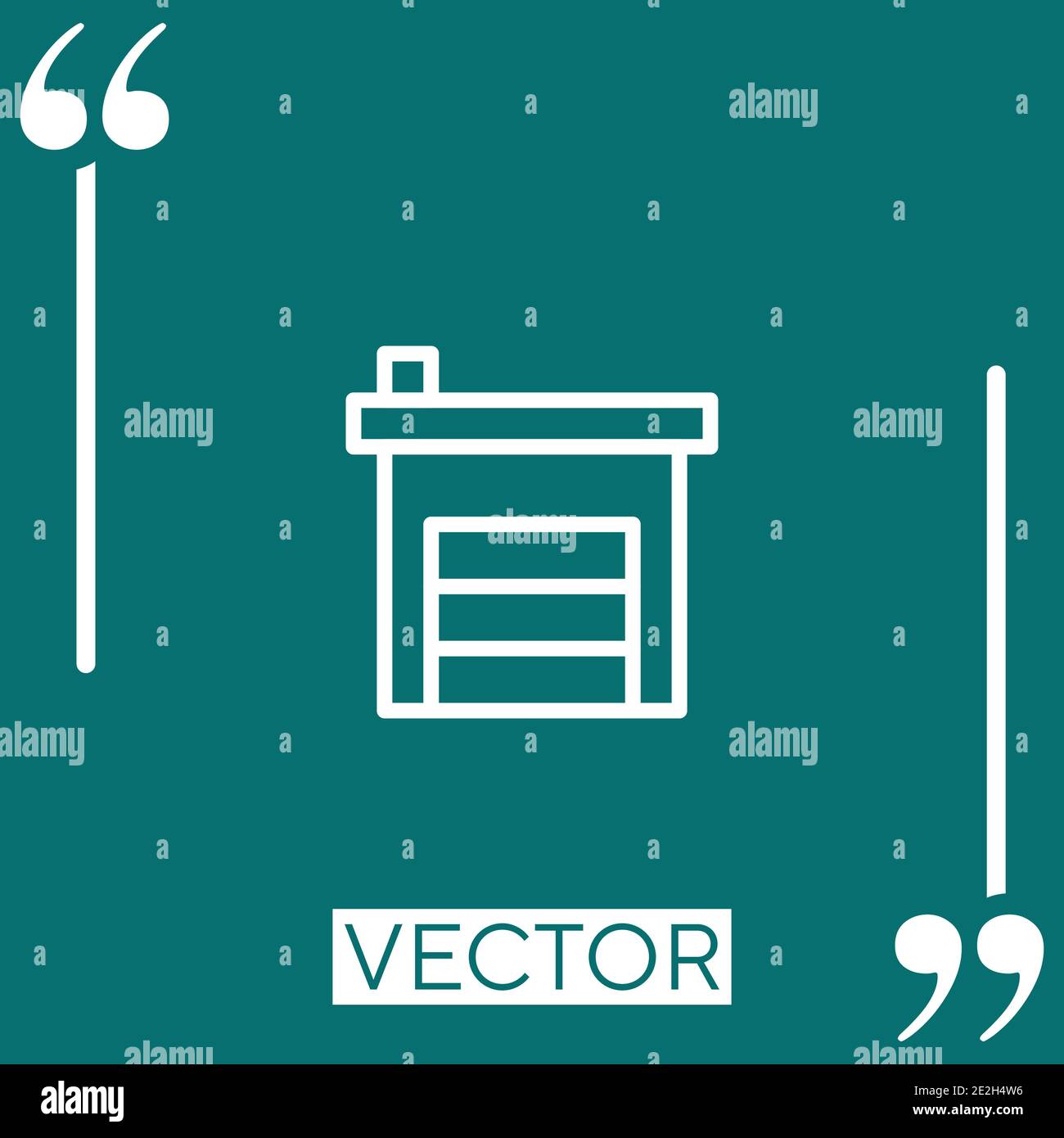 structure vector icon Linear icon. Editable stroke line Stock Vector ...