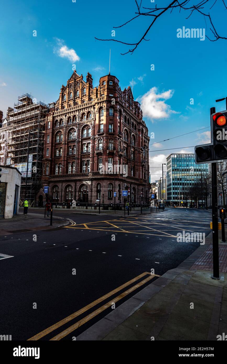 Empty streets manchester hi-res stock photography and images - Alamy