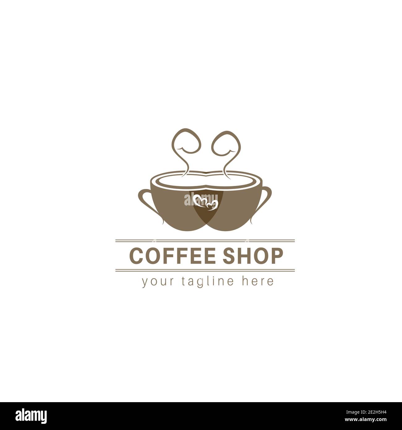 Coffee shop and coffee house hot and cold coffee restaurant cafe vector ...