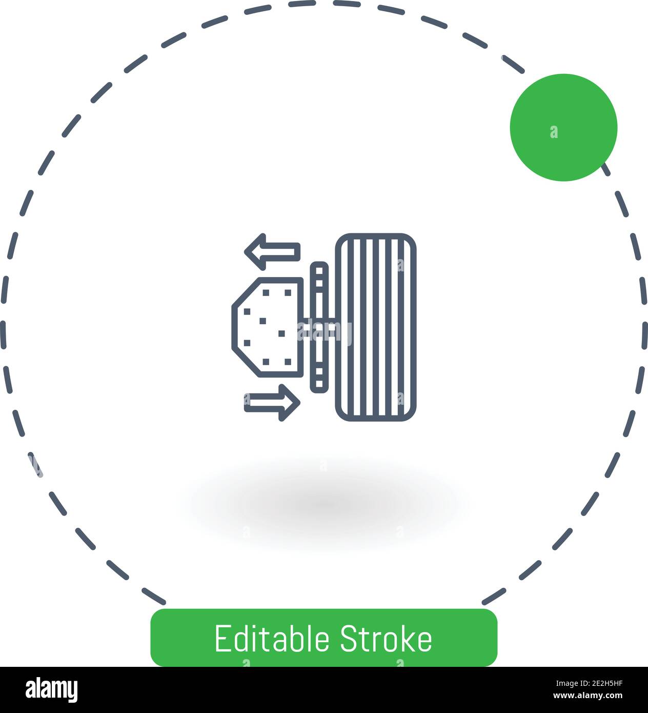 car vector icon editable stroke outline icons for web and mobile Stock ...